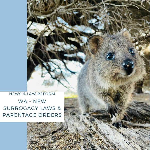 Western Australia – New Surrogacy Laws & Parentage Orders - Sarah ...